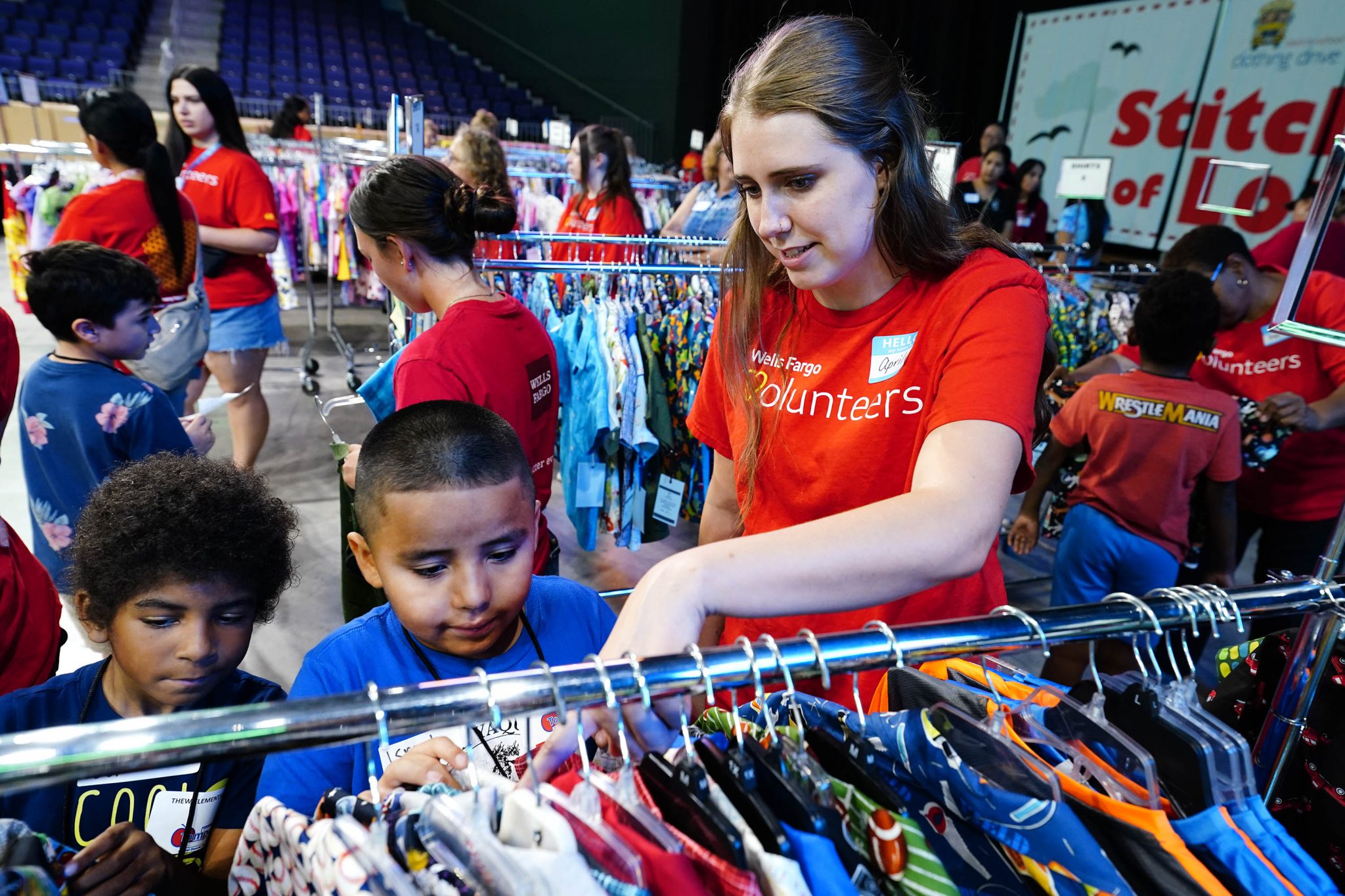 Back-to-School Clothing Drive distribution event - GCU News