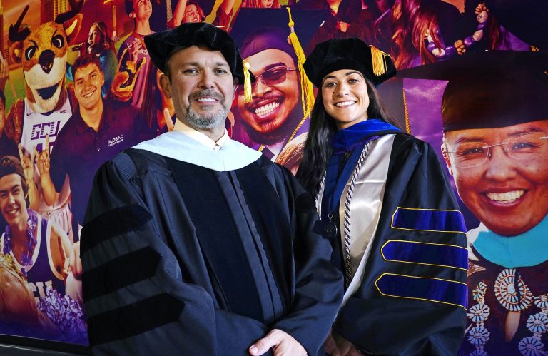Student's reunion with teacher enriches her doctoral journey - GCU News