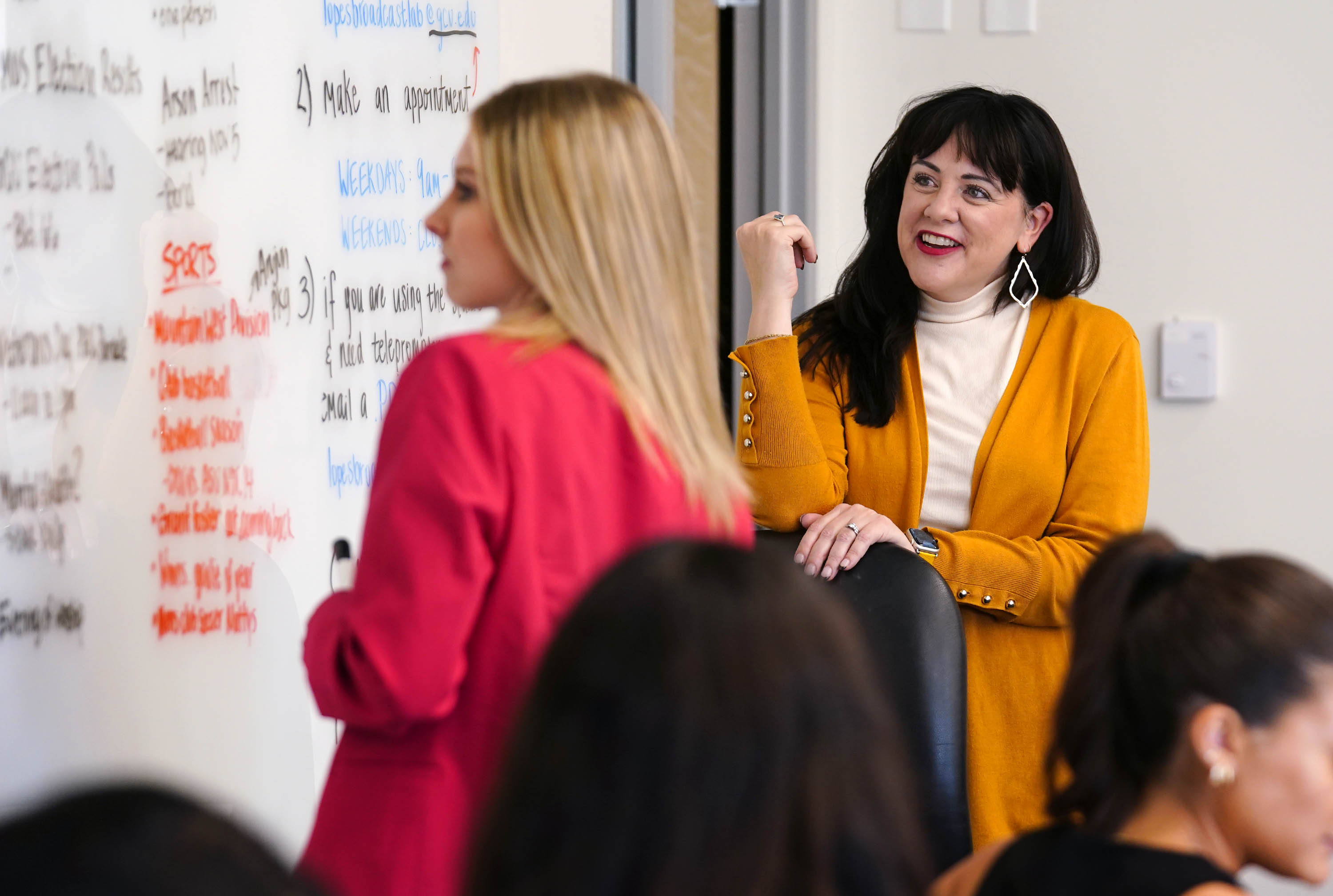 Instructor finds a funny rhythm, and her broadcast students are on the ...
