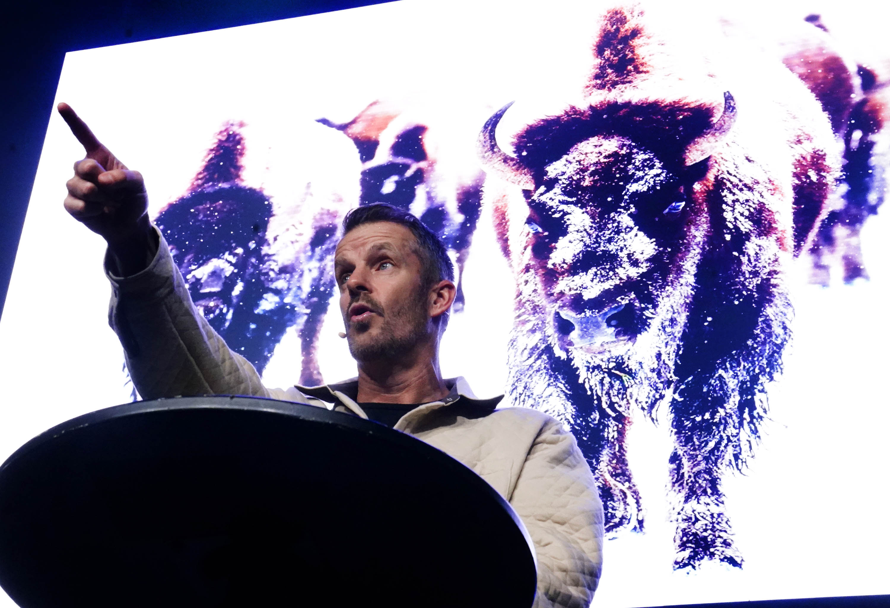 Be the bison and, with God's help, power through the storm, pastor ...