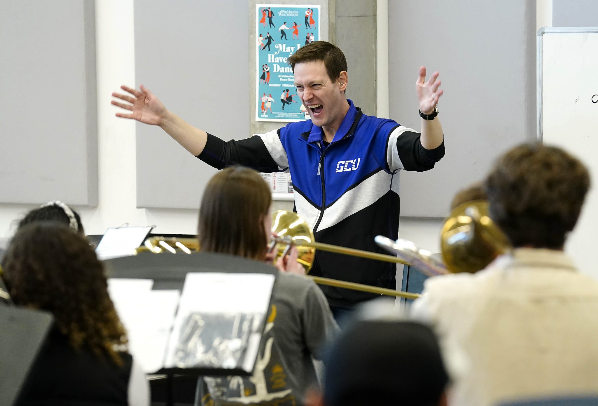 The maestro of the pep band brings symphony chops to the party - GCU News