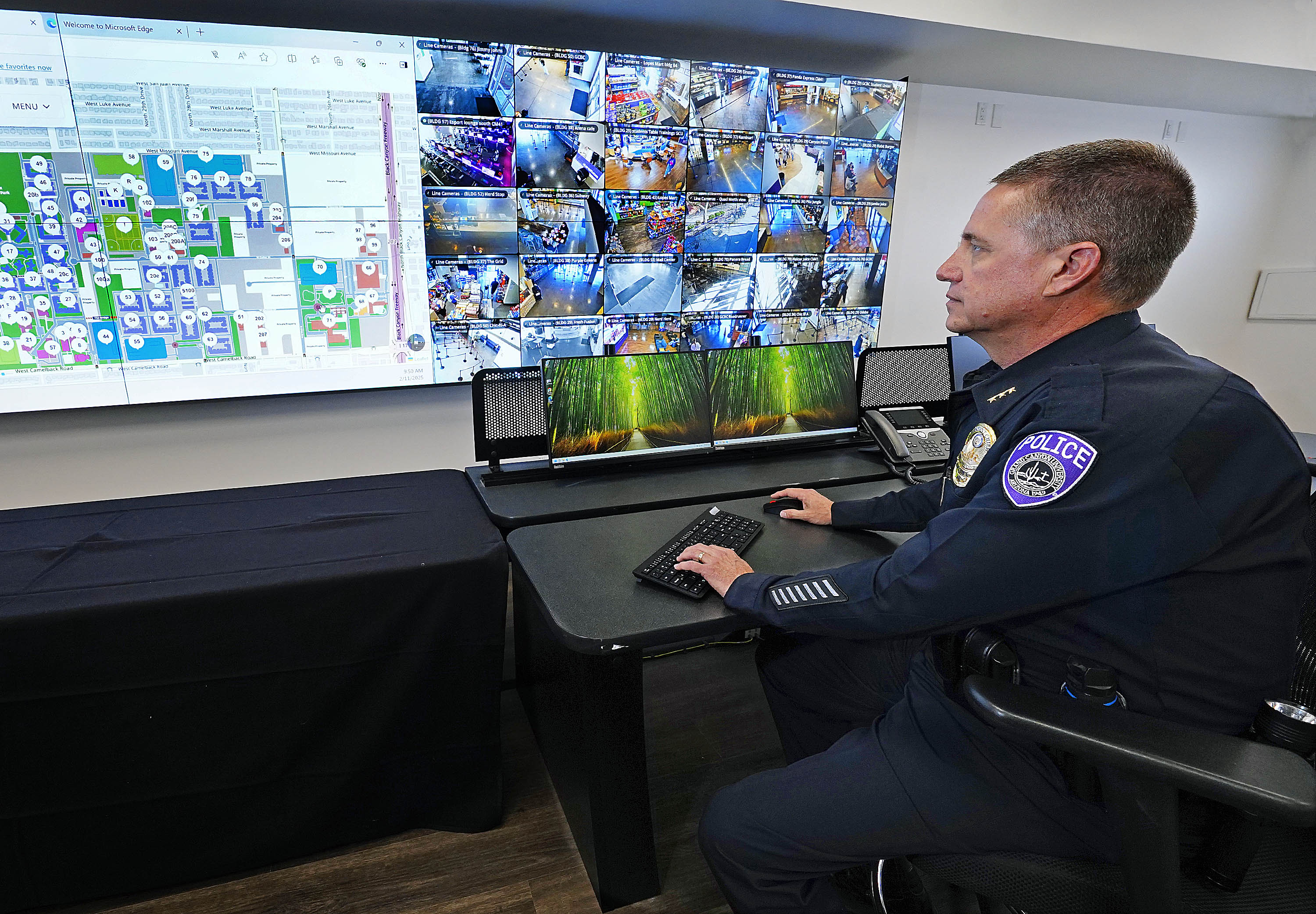 Real-time police center leverages technology to enhance campus safety ...