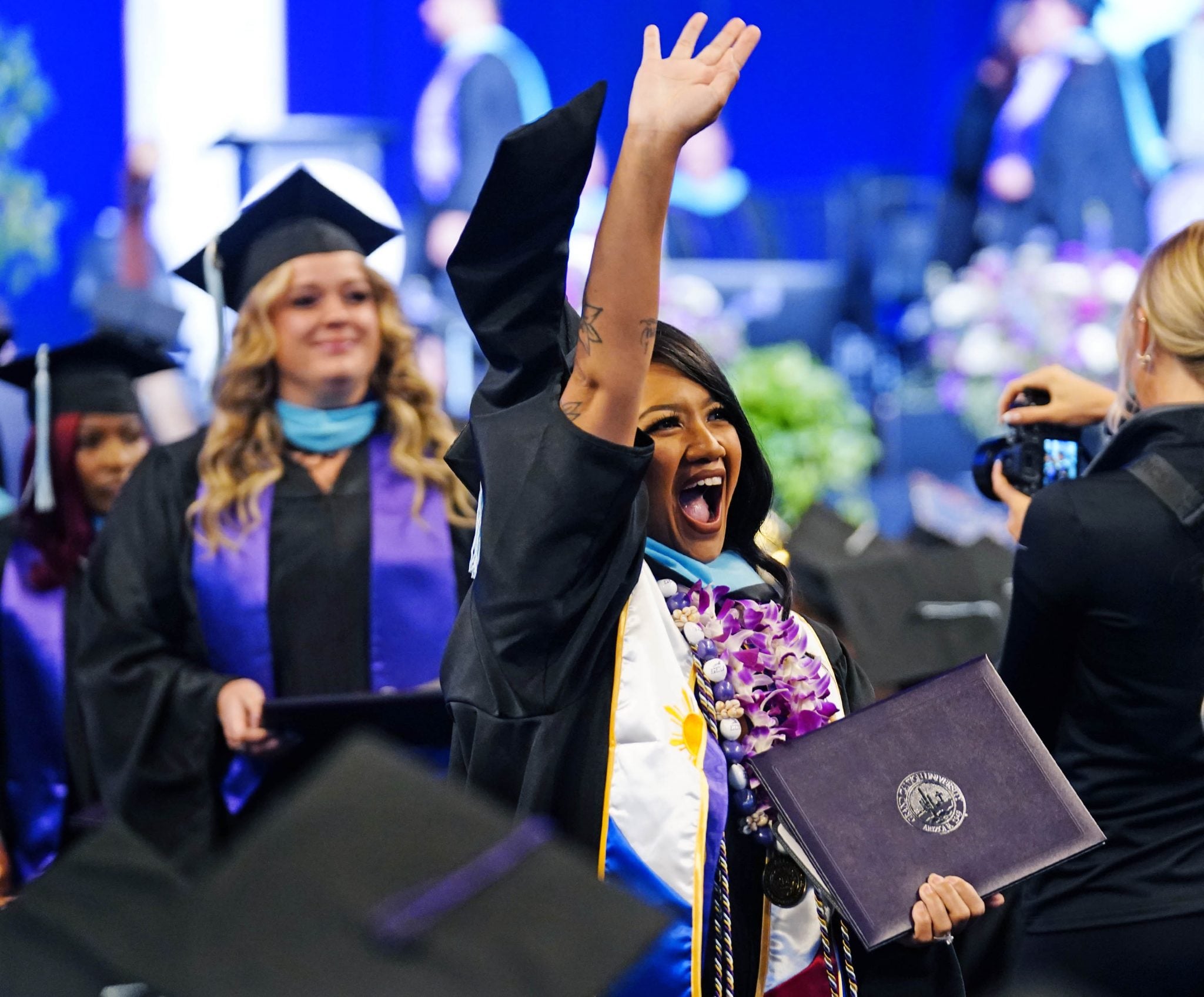 Fall commencement ceremony celebrating online and cohort students, 10 a ...