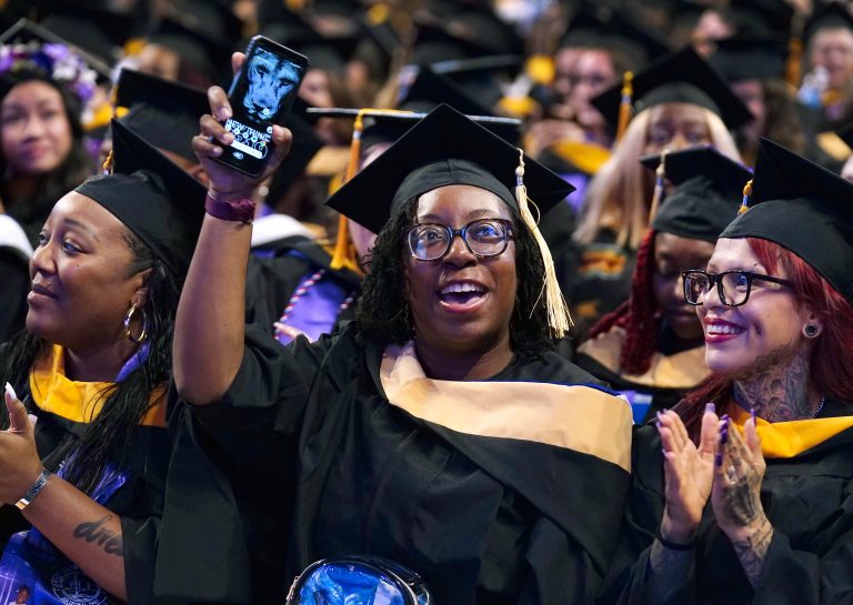 Fall commencement ceremony celebrating online and cohort students, 10 a ...