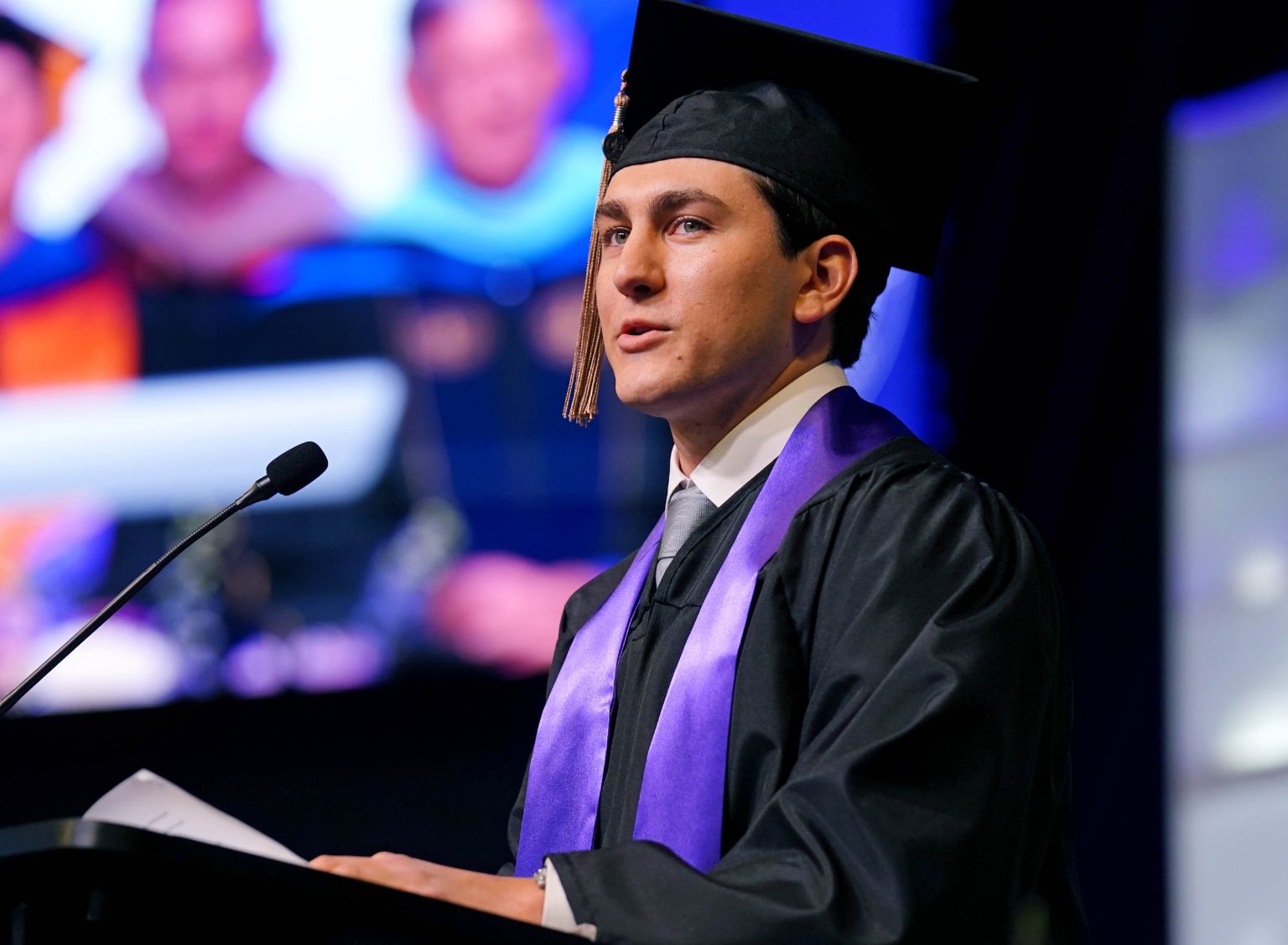 Finance grad's biggest return on his investment? Helping hometown ...