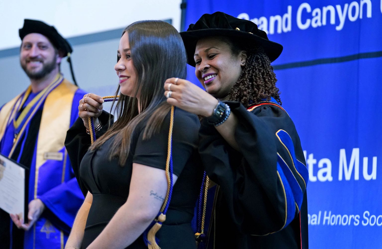 Delta Mu Delta winter induction ceremony - GCU News