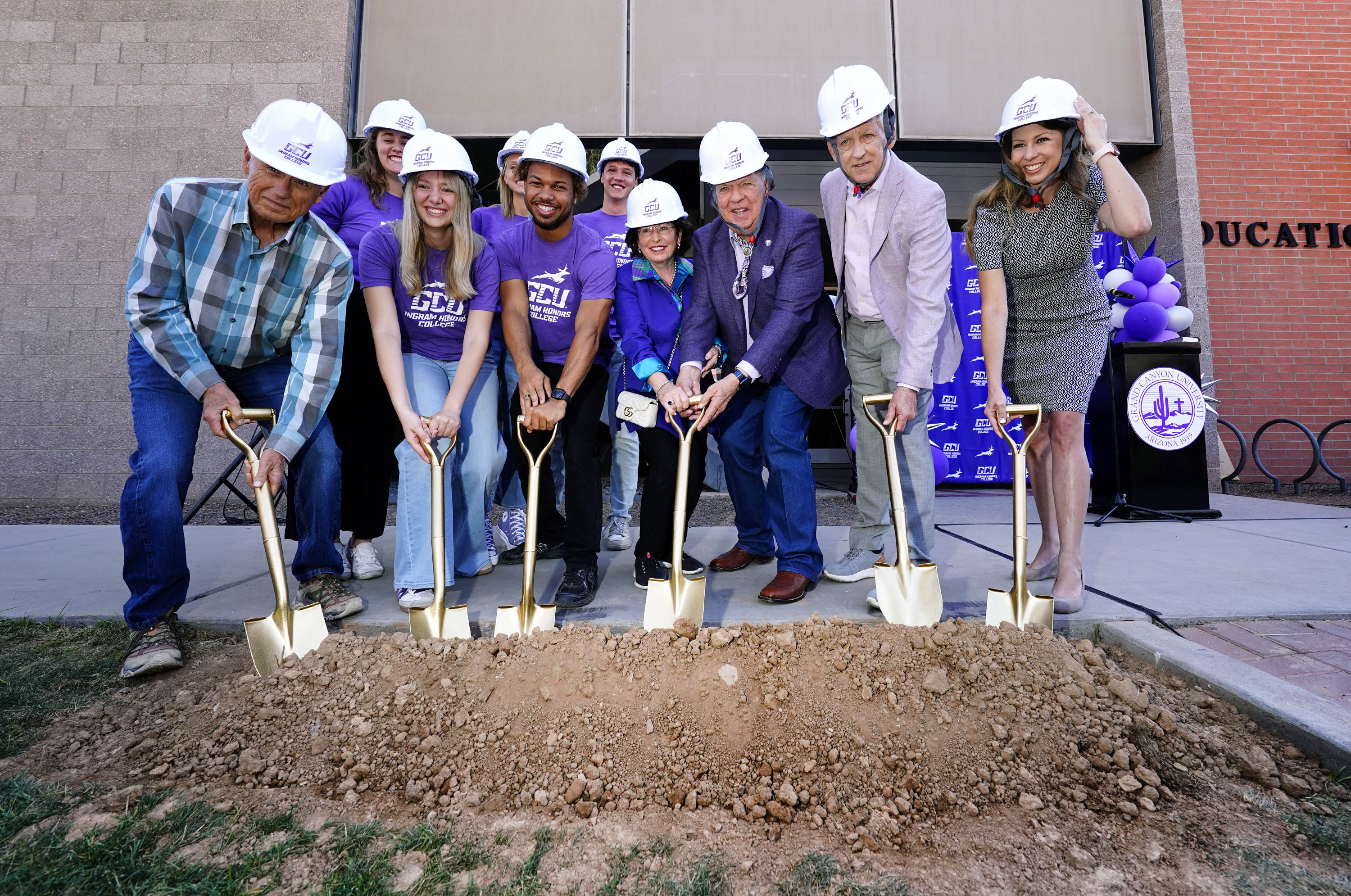 Ingram Honors College breaks ground on future home - GCU News