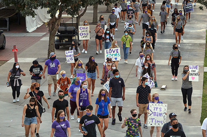 Awareness Walk: 'One voice, one message, one love' - GCU Today